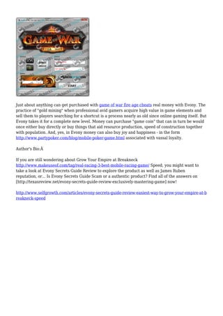 Evony Secrets Guide Review - Easiest Way to Grow Your Empire at ...