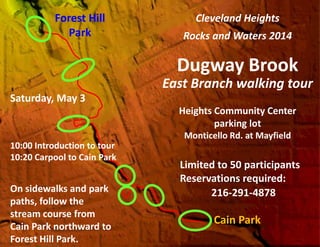 Dugway Brook East Br walking tour | PPTX