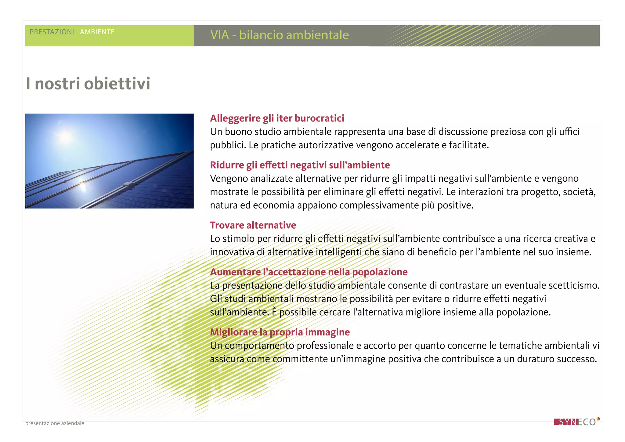 SYNECO Prestazioni Ambiente | PPT