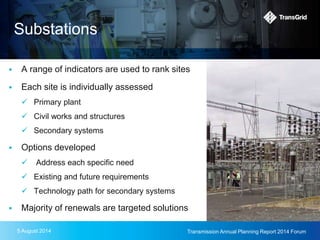 2014 Transmission Annual Planning Report - Asset renewal | PPTX