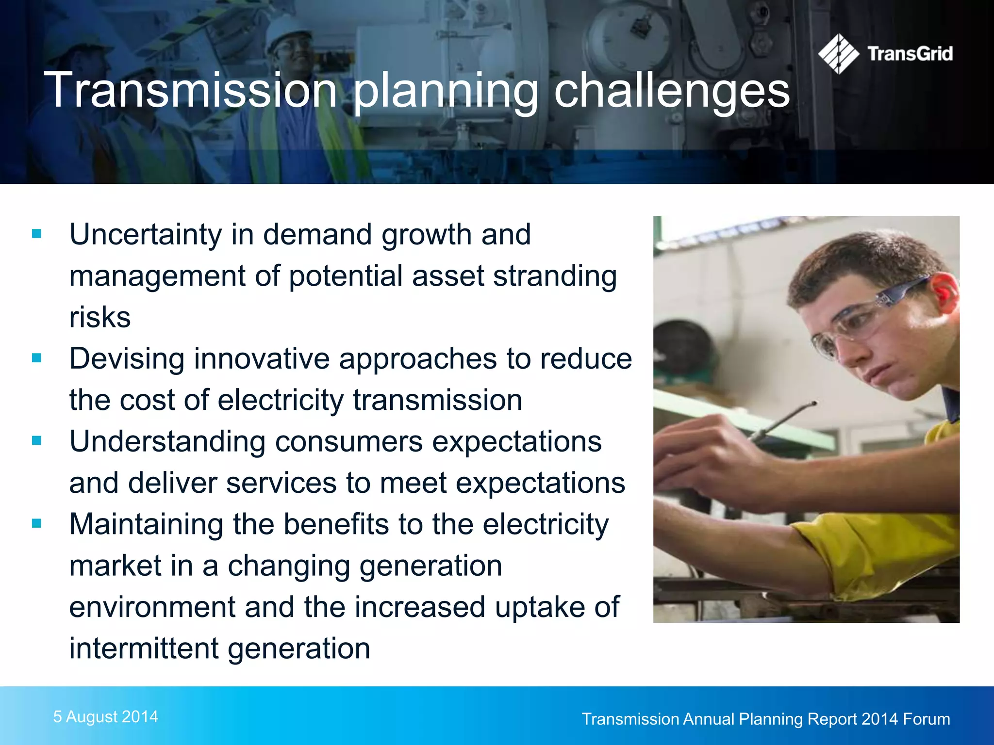 2014 Transmission Annual Planning Report - NSW system planning | PPT
