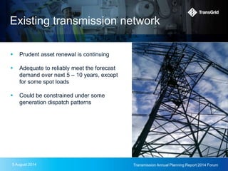 2014 Transmission Annual Planning Report - NSW system planning | PPT