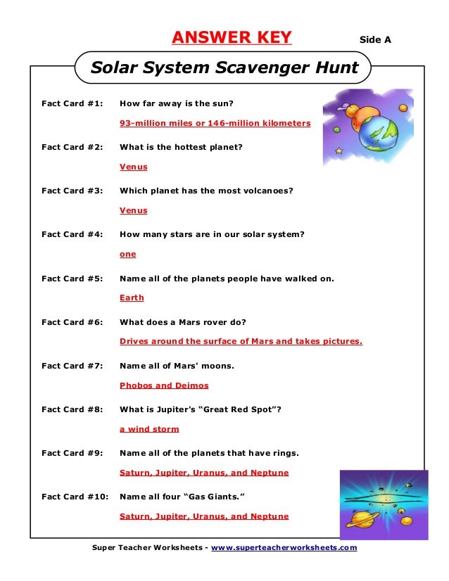 The Solar System Worksheet Answer Key the-solar-system-worksheet-answer-key