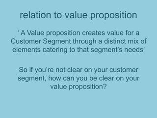 business model canvas customer segment | PPT