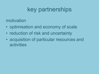 business model canvas key partnerships | PPTX