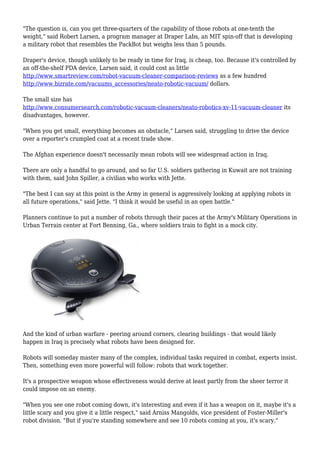 Readying Robots For War - CBS News | PDF