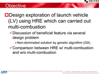 Multi-objective Genetic Algorithm Applied to Conceptual Design of Single-stage Rocket Using ...