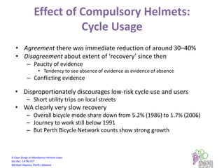 Lifting The Lid On Western Australia's Helmet Laws | PPTX