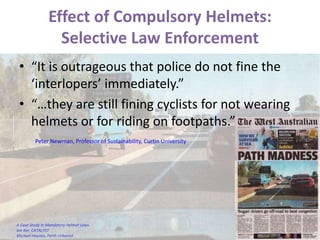 Lifting The Lid On Western Australia's Helmet Laws | PPTX