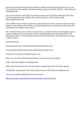 RICHARD FRISBIE :: Galician Food & Wine | PDF