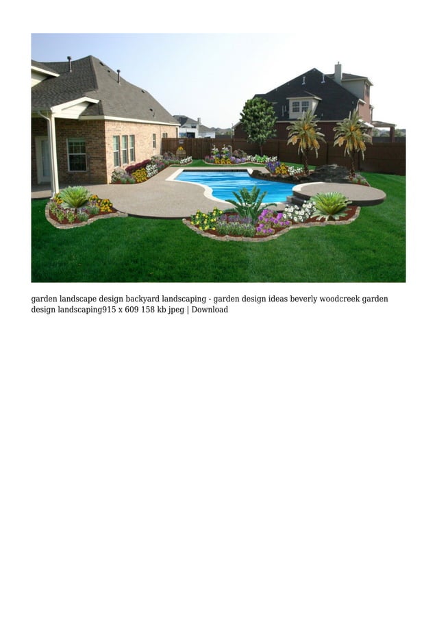 Garden Landscape Design Backyard Landscaping | PDF