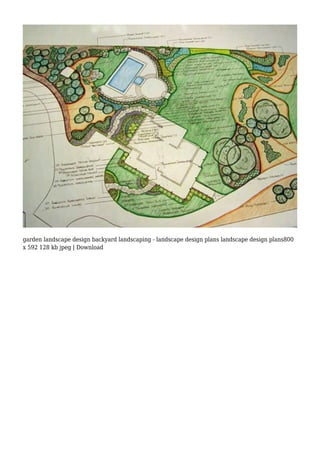 Garden Landscape Design Backyard Landscaping | PDF