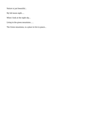 Nature Poems | iBuzzle.com