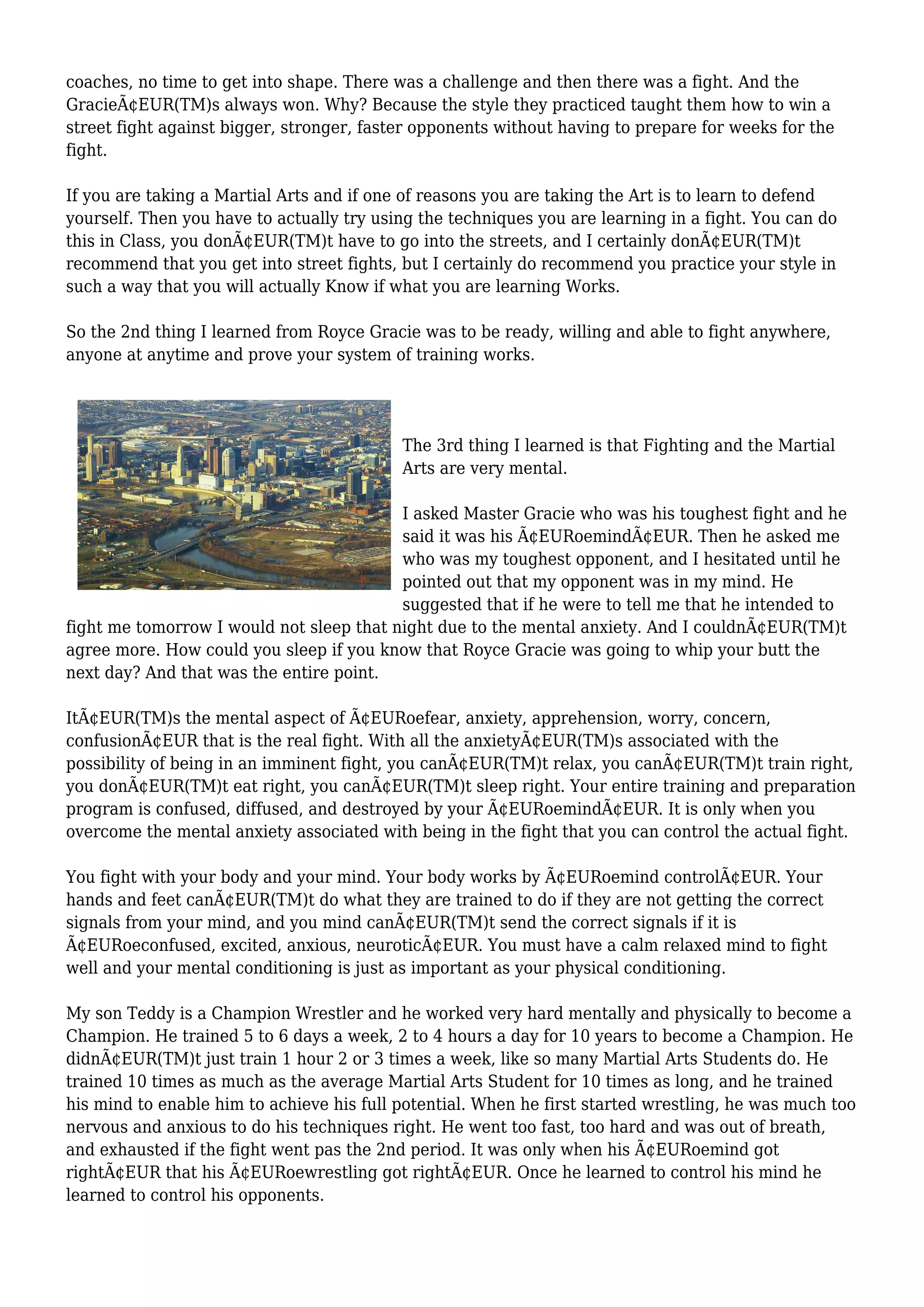 10 Things I learned from Royce Gracie | PDF | Martial Arts | Sports