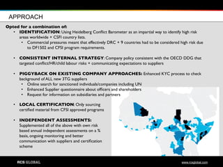 A practical approach to 3TG risk assessment and mitigation in conflict ...