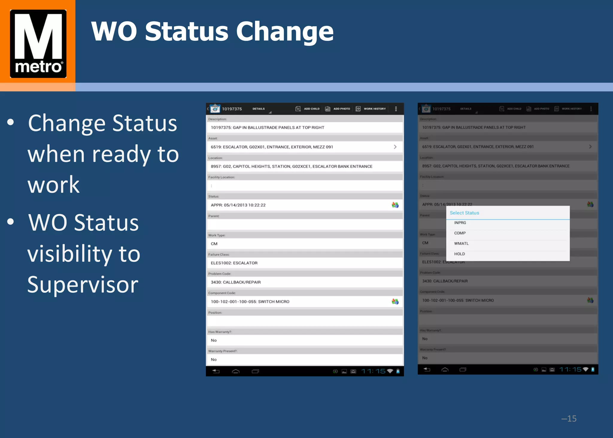 WMATA and Amtrak Discuss Maximo Mobile Success | PDF