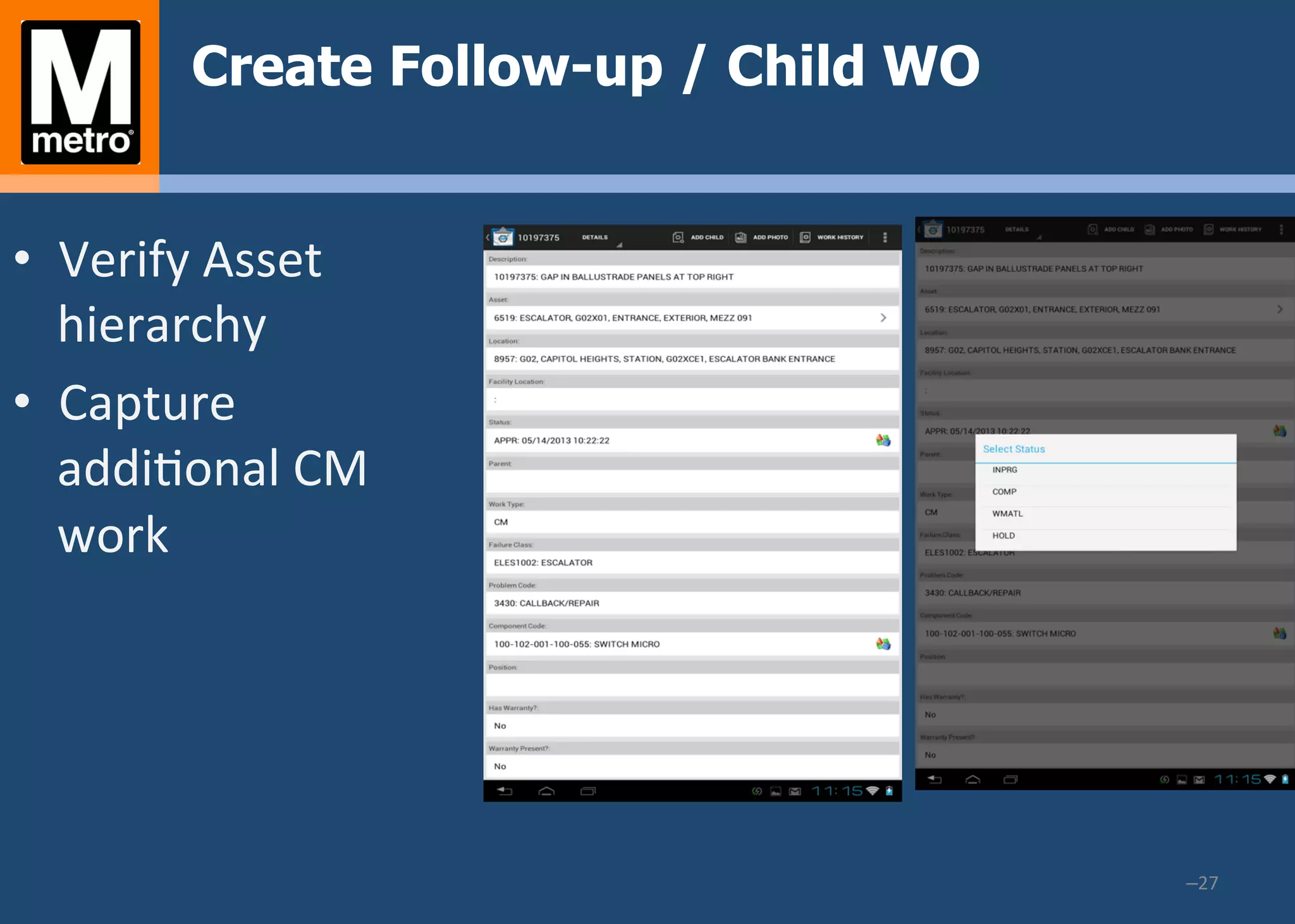 WMATA and Amtrak Discuss Maximo Mobile Success | PDF