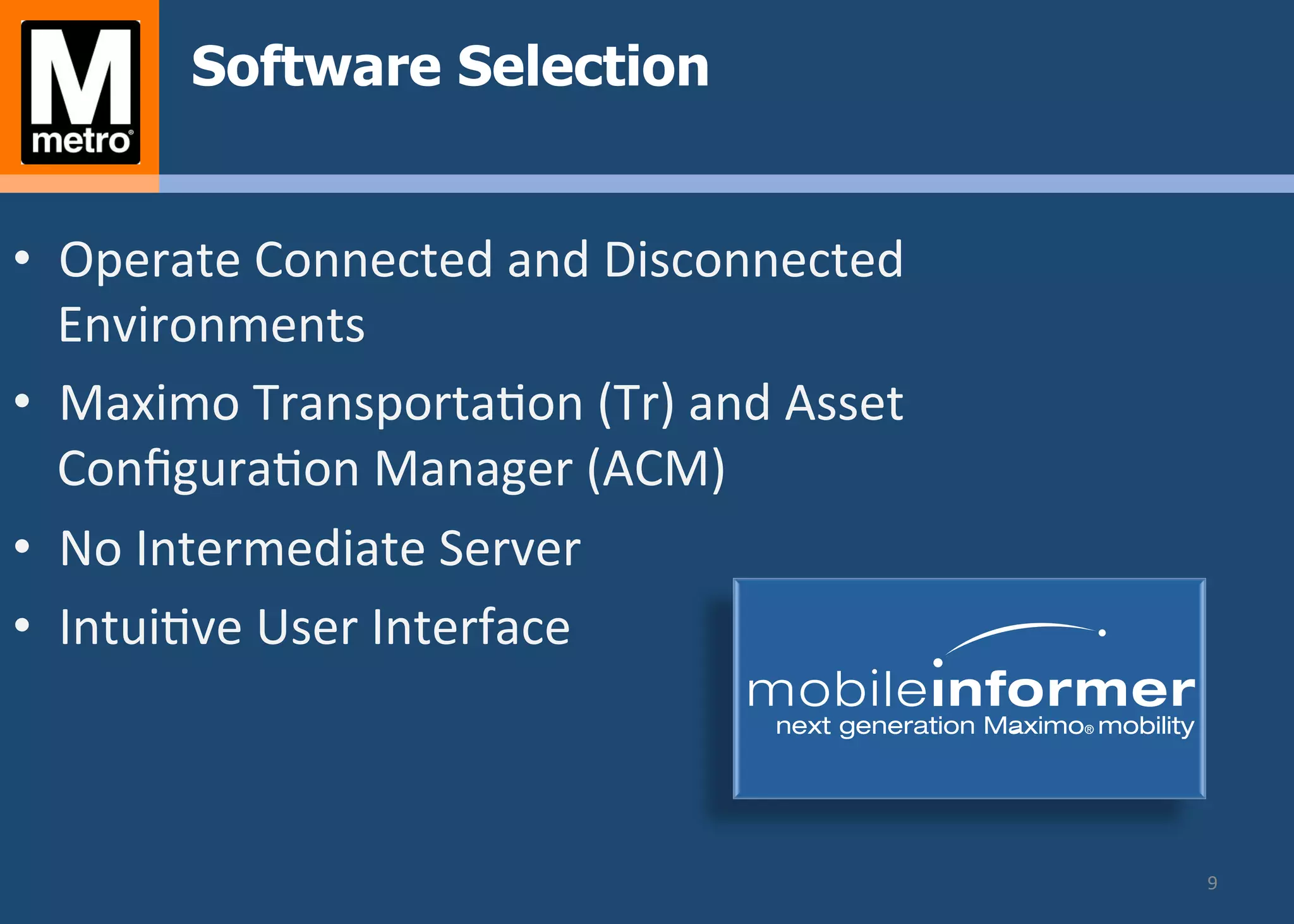 WMATA and Amtrak Discuss Maximo Mobile Success | PDF