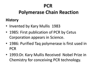 Concept on PCR,RAPD,AFLP | PPT