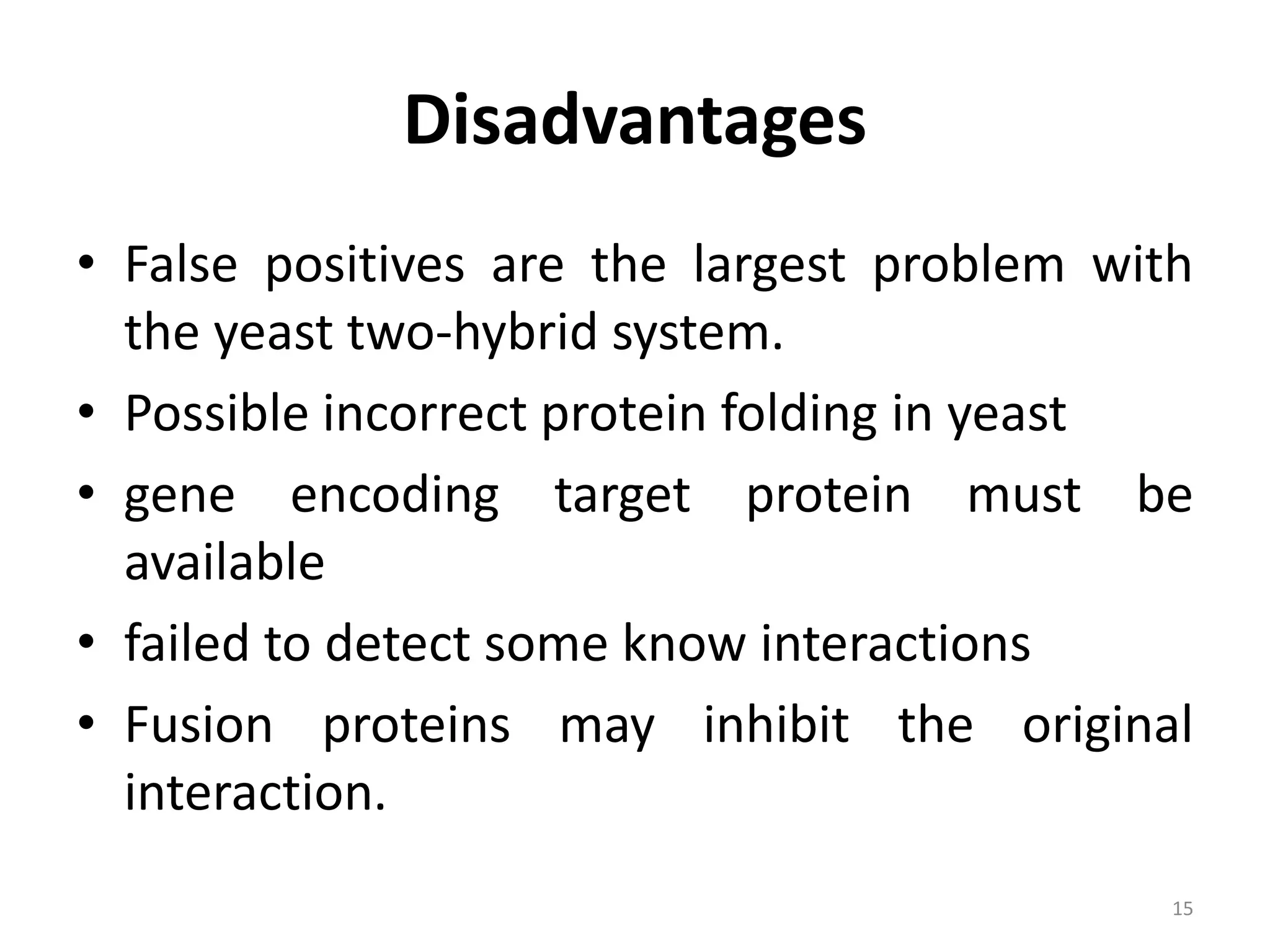 YEAST TWO HYBRID SYSTEM | PPTX