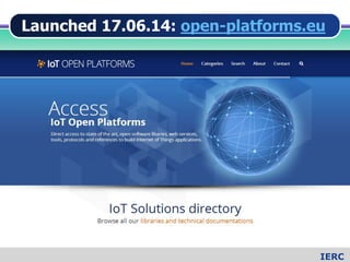 IoT Open Platforms | PPTX