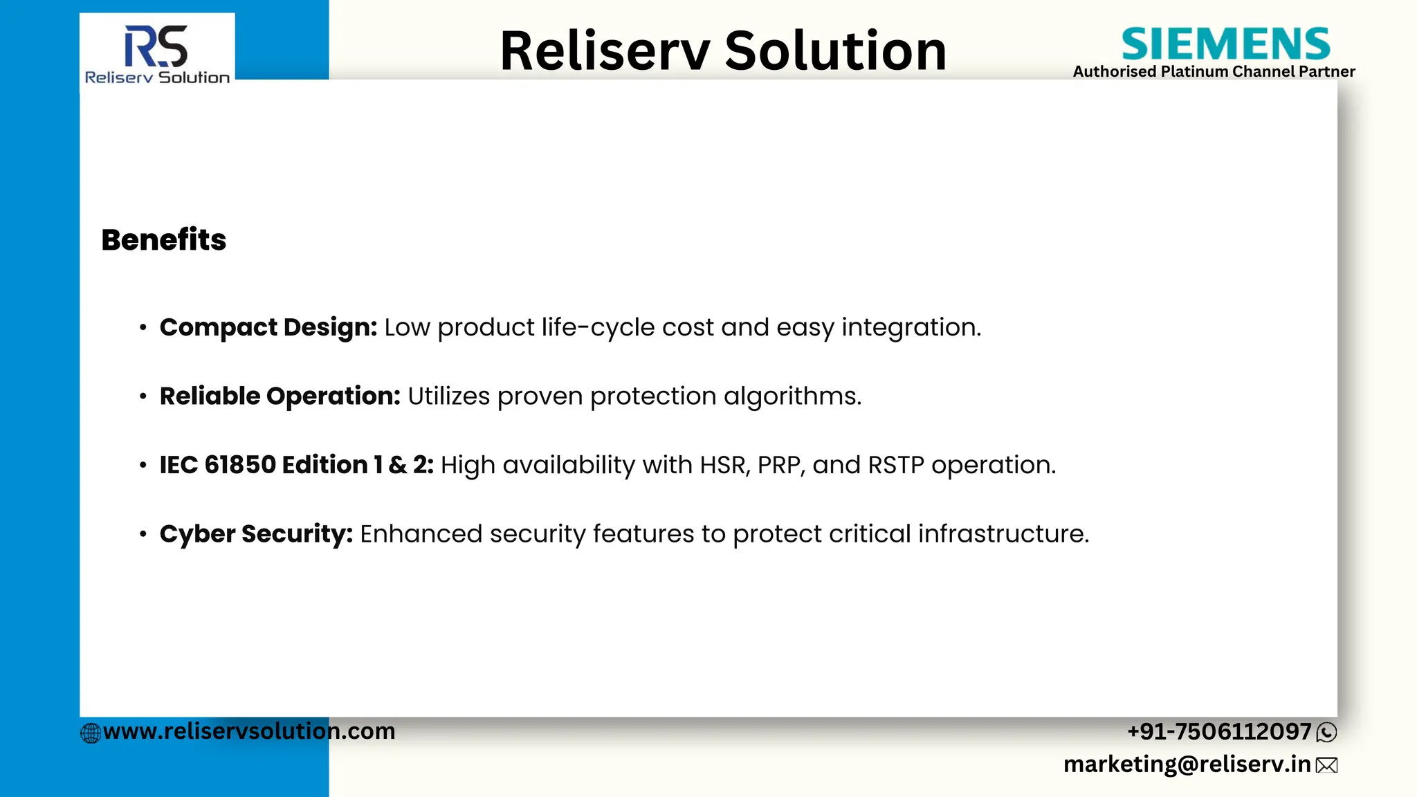 Siemens Reyrolle 7SR57 Motor Protection Numerical Relay | PPTX