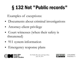 Are all public record requests open data? | PDF | Law