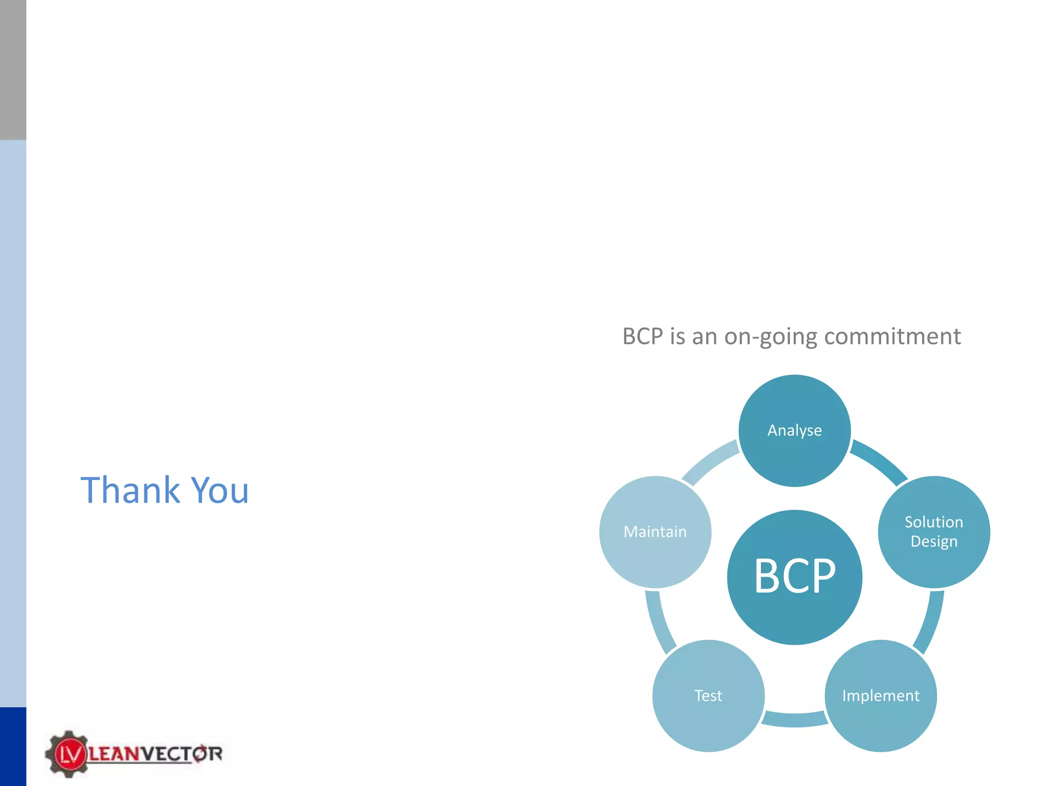 BCP Awareness | PPTX
