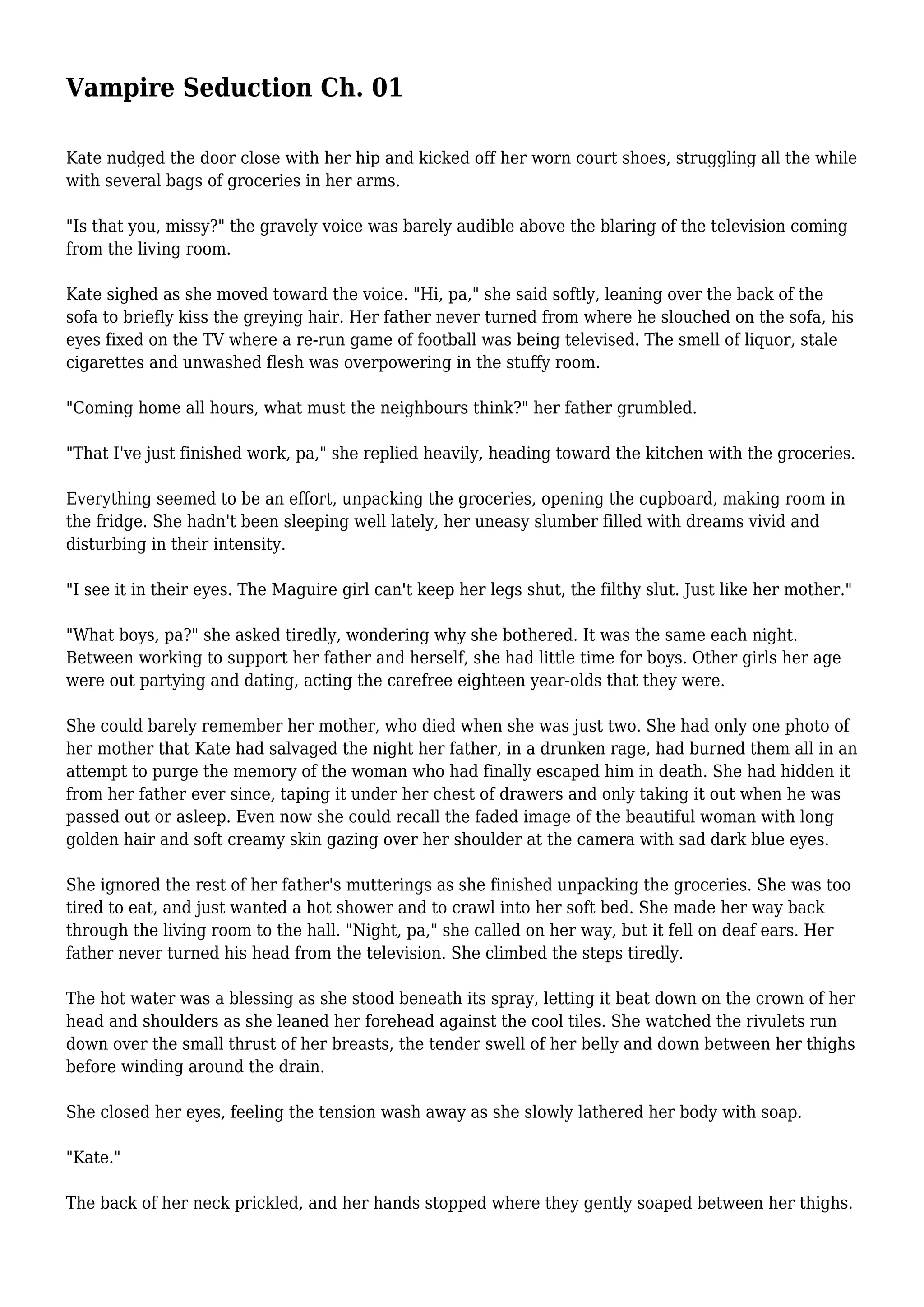 Vampire Seduction Ch. 01 | PDF