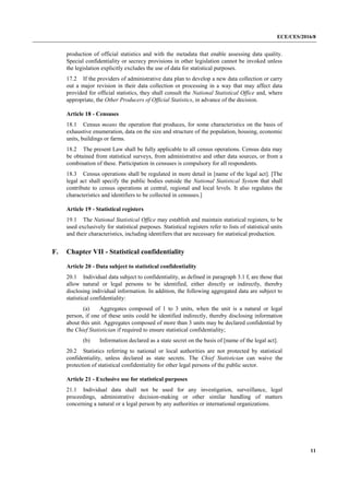 Generic law on official statistics | PDF