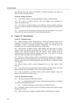 Generic law on official statistics | PDF