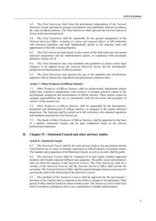 Generic law on official statistics | PDF