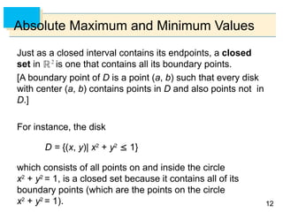 derivatives. maximum and minimum value.. | PPT