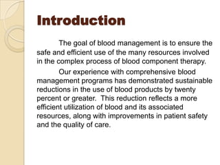 Blood Bank Management System (including UML diagrams) | PPTX