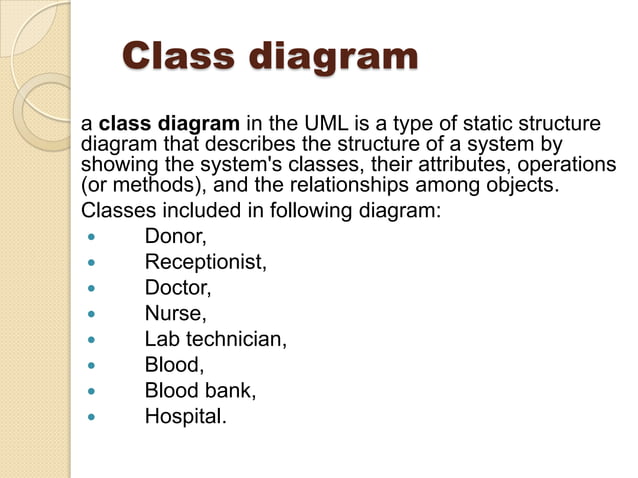 Blood Bank Management System (including UML diagrams) | PPTX ...