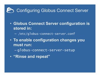 Globus Endpoint Setup and Configuration - XSEDE14 Tutorial | PPT