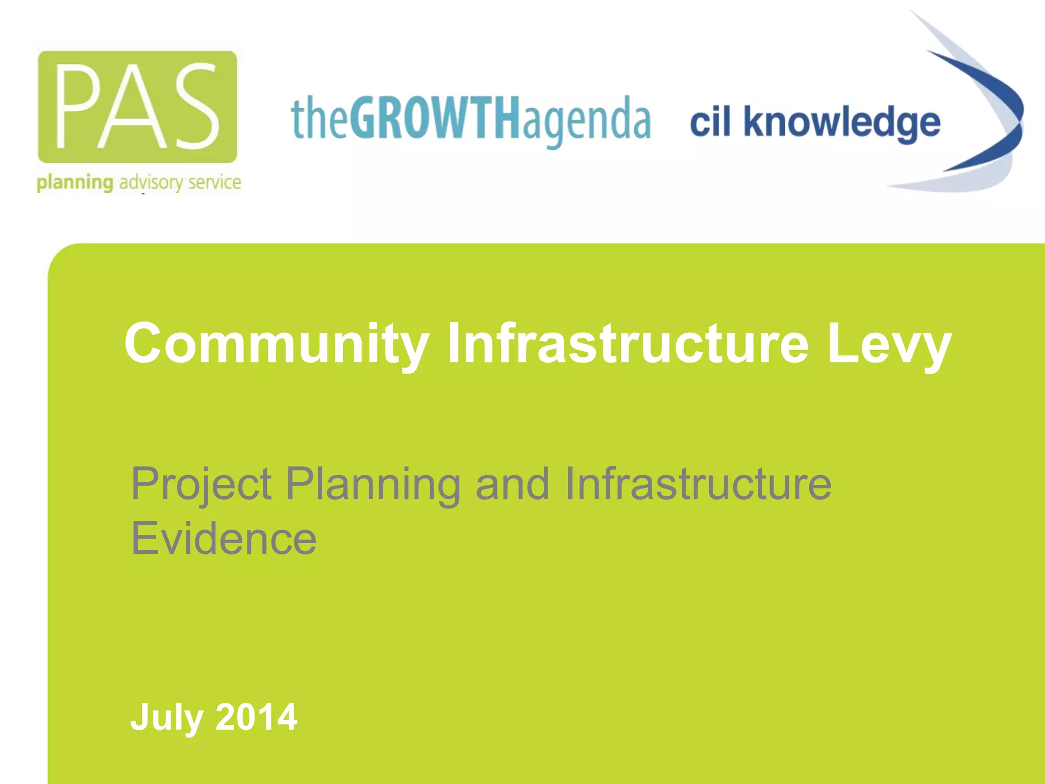 CIL: Project planning and infrastructure with notes | PPTX