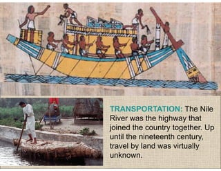 Ancient Egyptian Transportation