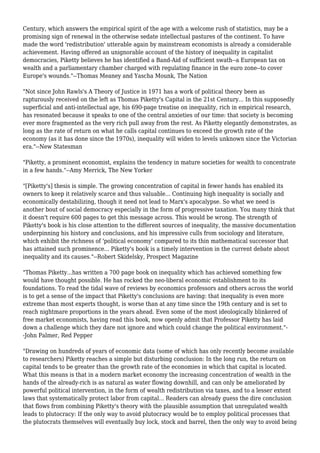 Capital in the Twenty-First Century — Thomas Piketty | PDF