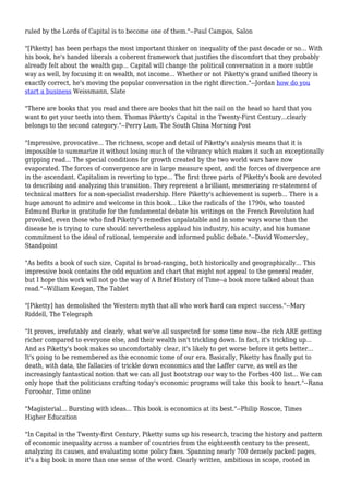 Capital in the Twenty-First Century — Thomas Piketty | PDF