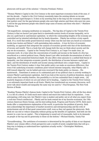 Capital in the Twenty-First Century — Thomas Piketty | PDF
