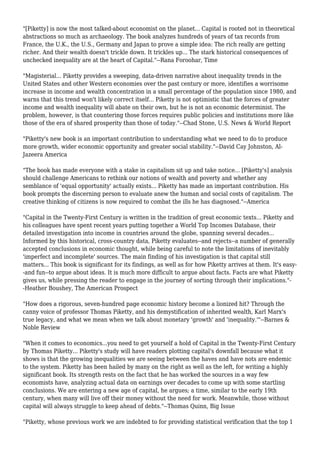 Capital in the Twenty-First Century — Thomas Piketty | PDF