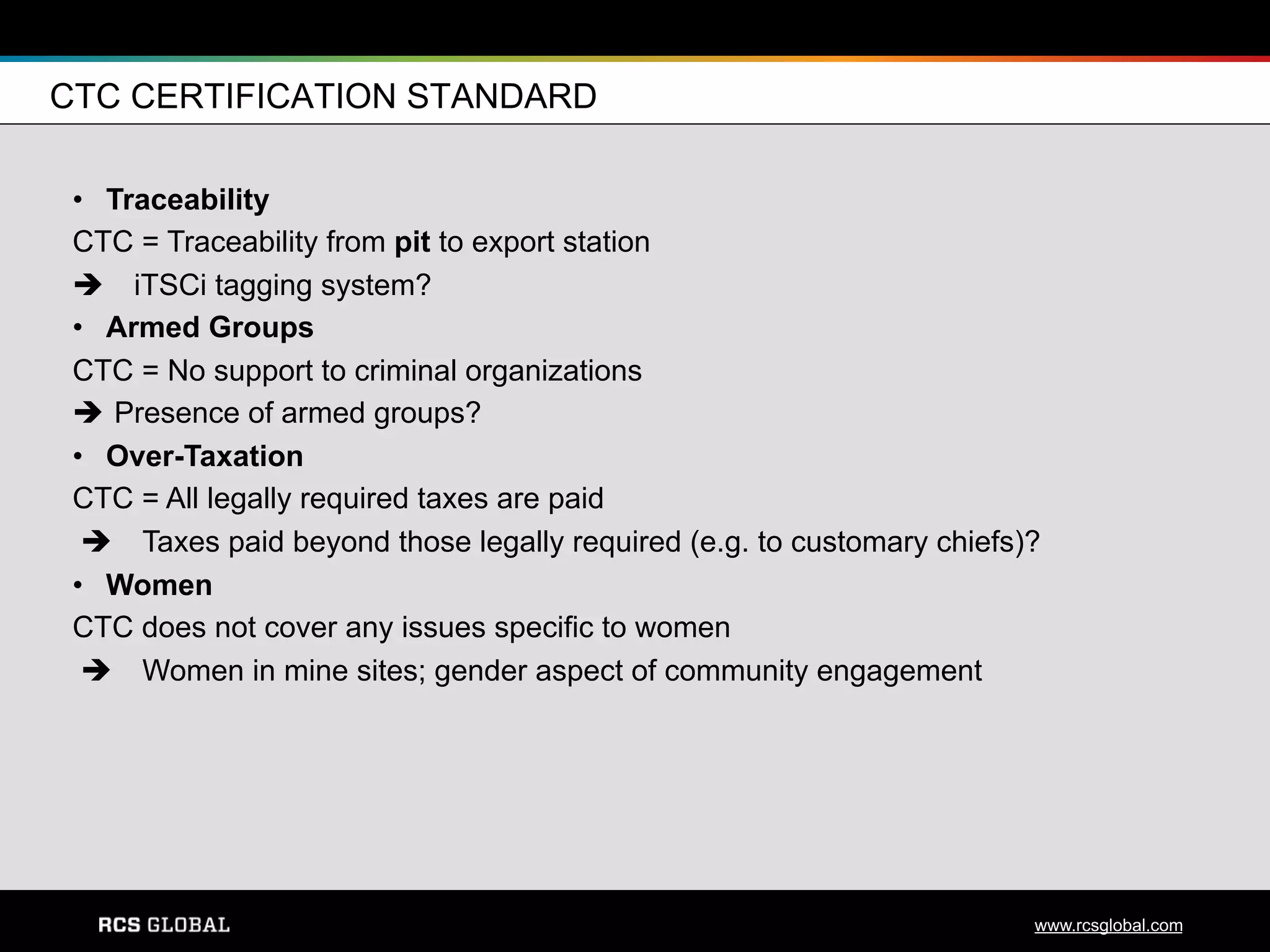 DRC CTC Audits: Practical Challenges | PDF