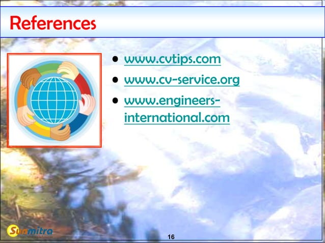 Preparing an Effective CV | PPT