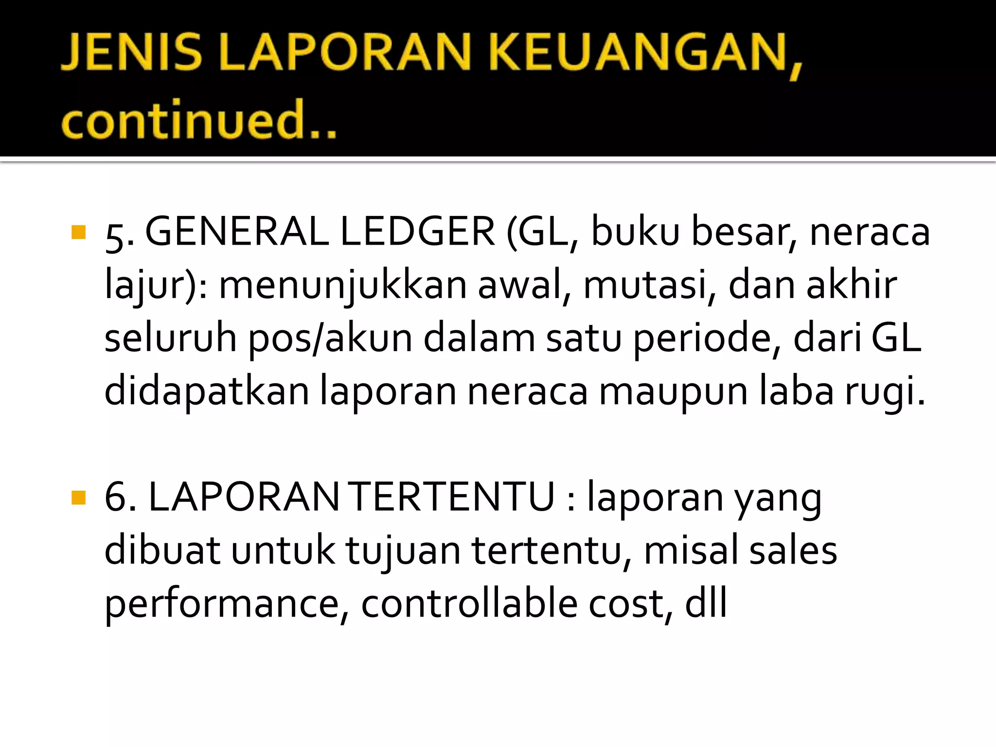 Laporan Keuangan part 1 | PPTX