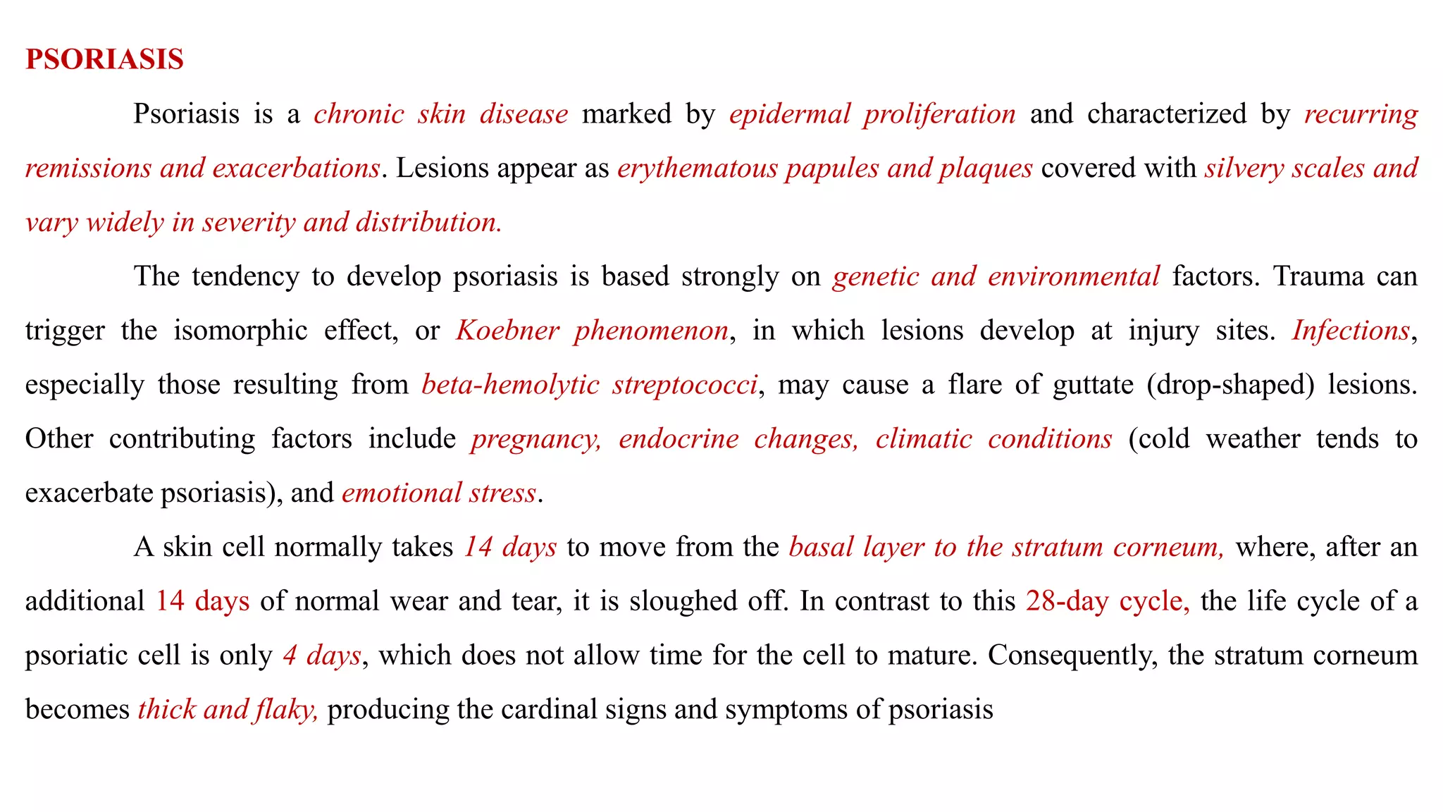 psoriasis | PPT