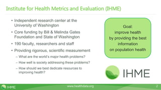 Population Health - Data & Visualizations for Decision Making | PPTX