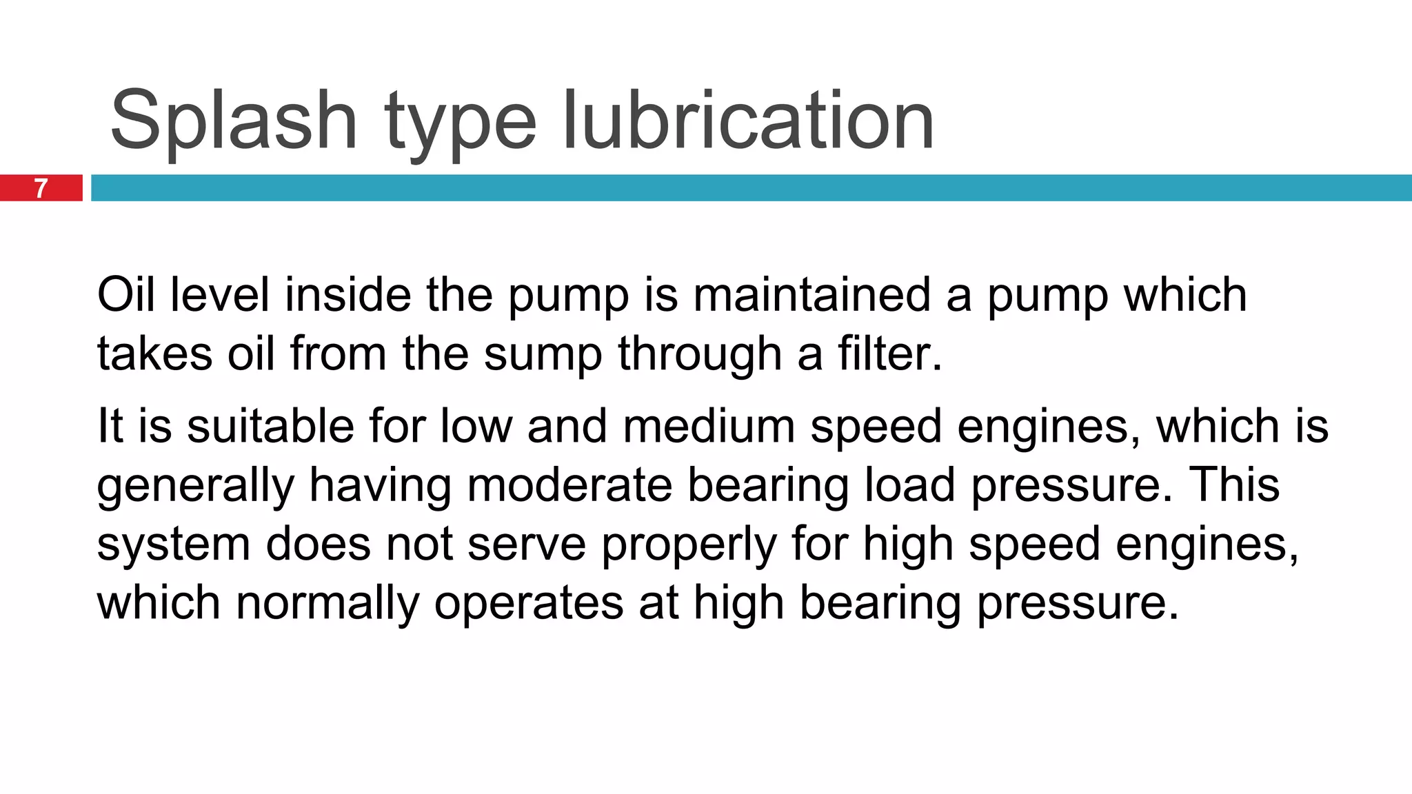 ENGINE LUBRICATING SYSTEM | PPTX