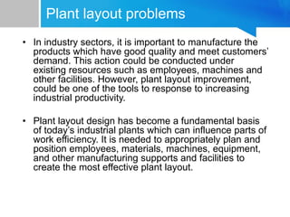 INDUSTRIAL ENGINEERING - PLANT LAYOUT | PPT