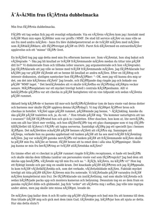 ﻿Min frus första dubbelmacka | PDF